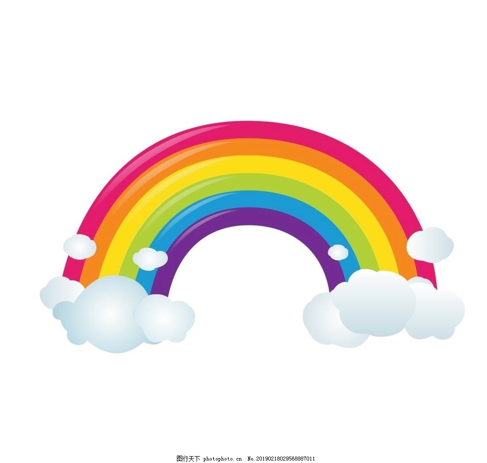 卡通彩虹图片_其他_其他-图行天下素材网